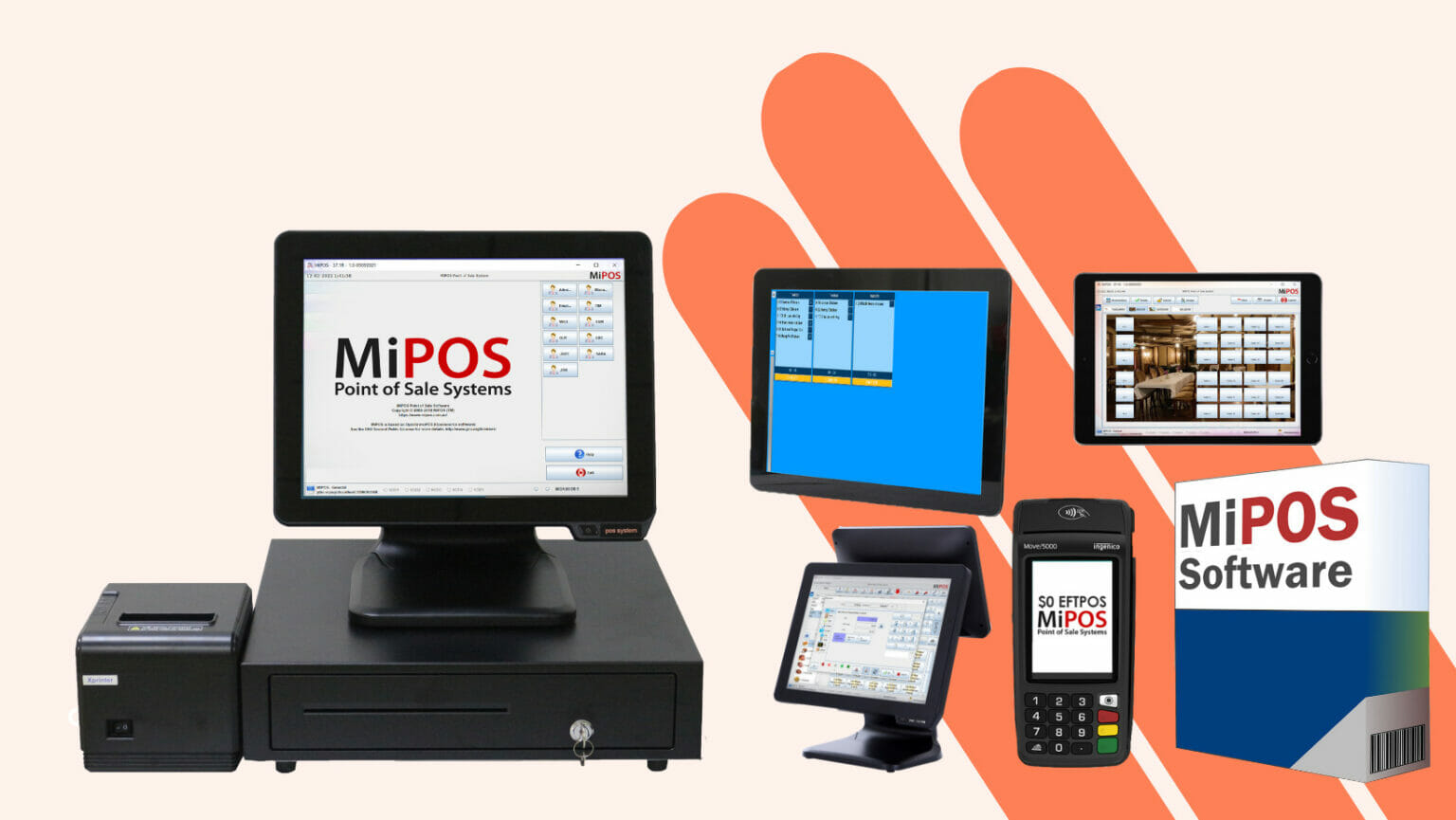 Restaurant POS System Melbourne – $1490 + $89/mth Plan